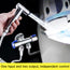 Stainless Steel Angle Valve 2 Way Dual Control Angle Valve 1/2" Multi ...