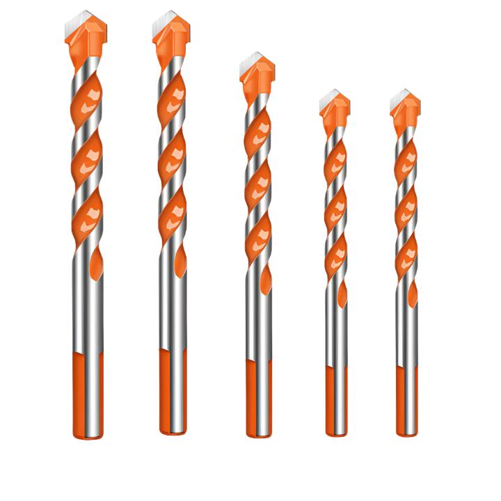 5PCS Ultimate Drill Bits Multi-Material Triangle Drill Bit Diamond Set ...