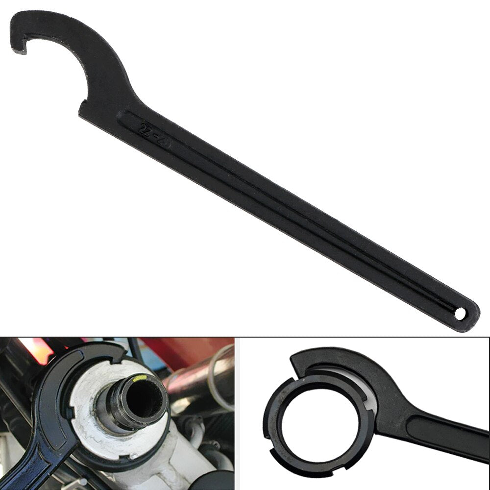 45-52mm Crescent Hook Head Round Nut Spanner Hand Tool Stainless Steel ...