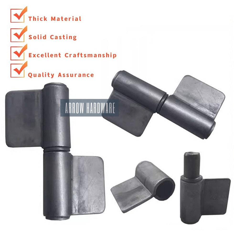 1pc 16-30mm Cylindrical Hinges Gate Hinges Heavy Duty Welding Hinge Fl ...