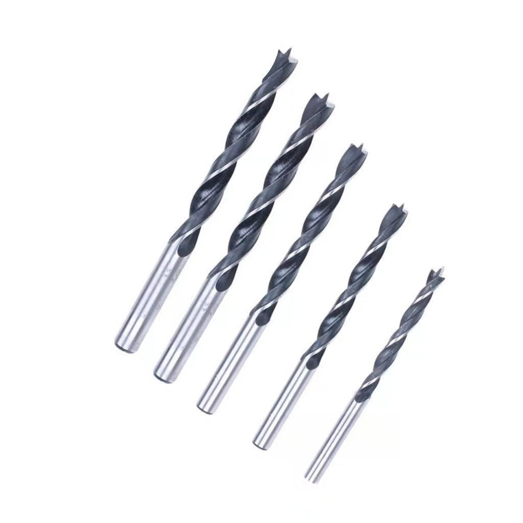 5pcs Wood Brad Point Shank Twist Drill Bit Set 4-10 mm – Arrow Hardware