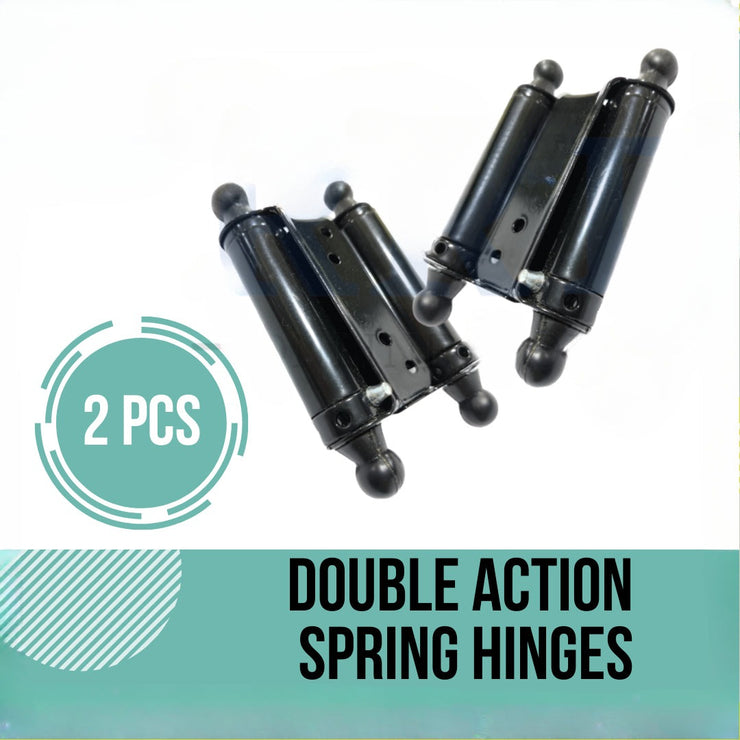 Steel Double Action Spring Hinges W/ Screws – Arrow Hardware