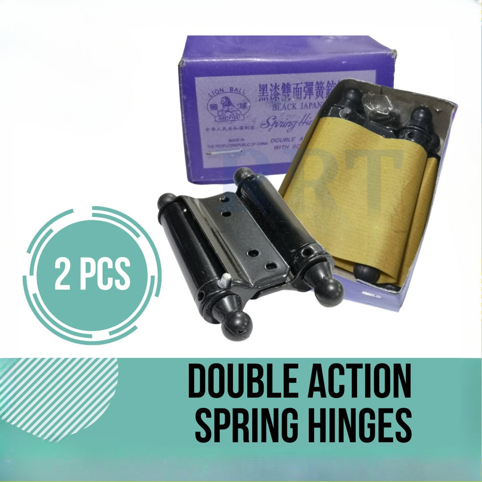 Steel Double Action Spring Hinges W/ Screws – Arrow Hardware