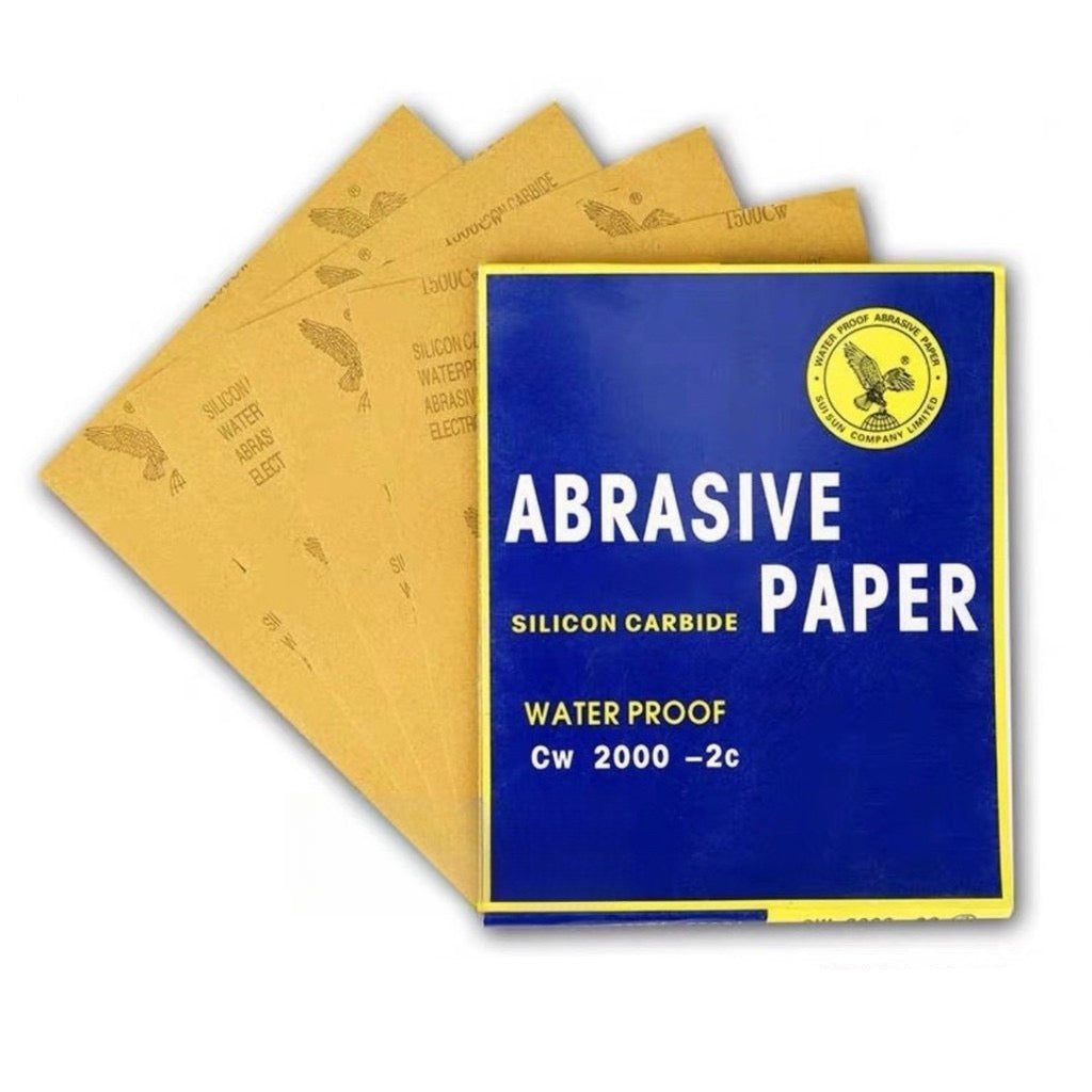Imported 100 Sheets Abrasive Sandpaper Waterproof Grinding Paper (14 S ...
