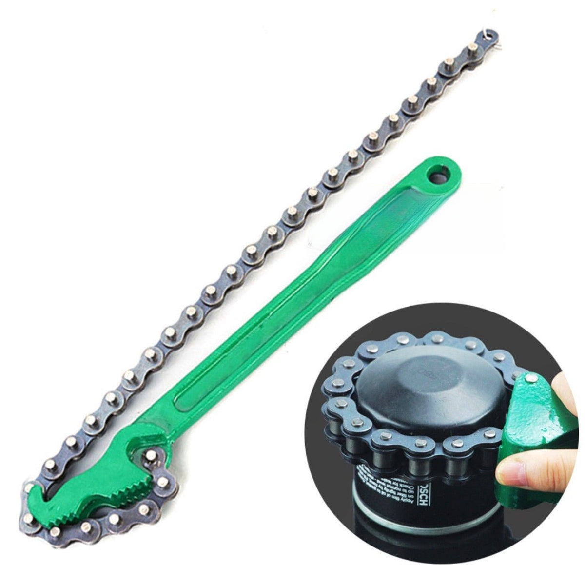 Oil Filter Chain Wrench Removal Tool 8inch/12inch – Arrow Hardware