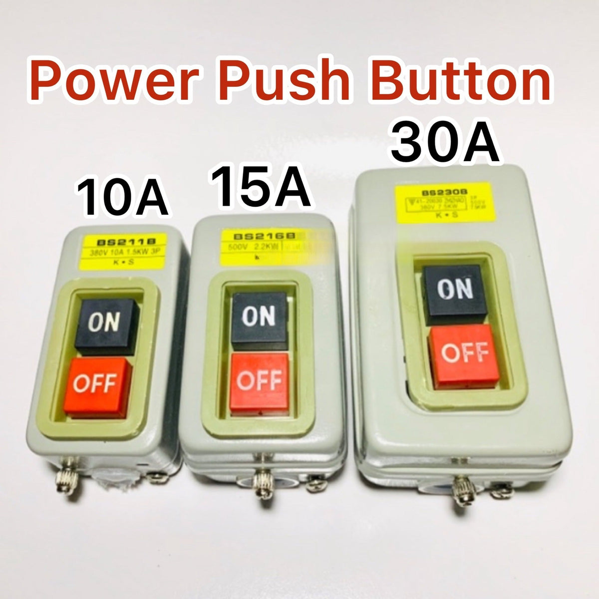 Power Push Button 10A / 15A / 20A – Arrow Hardware