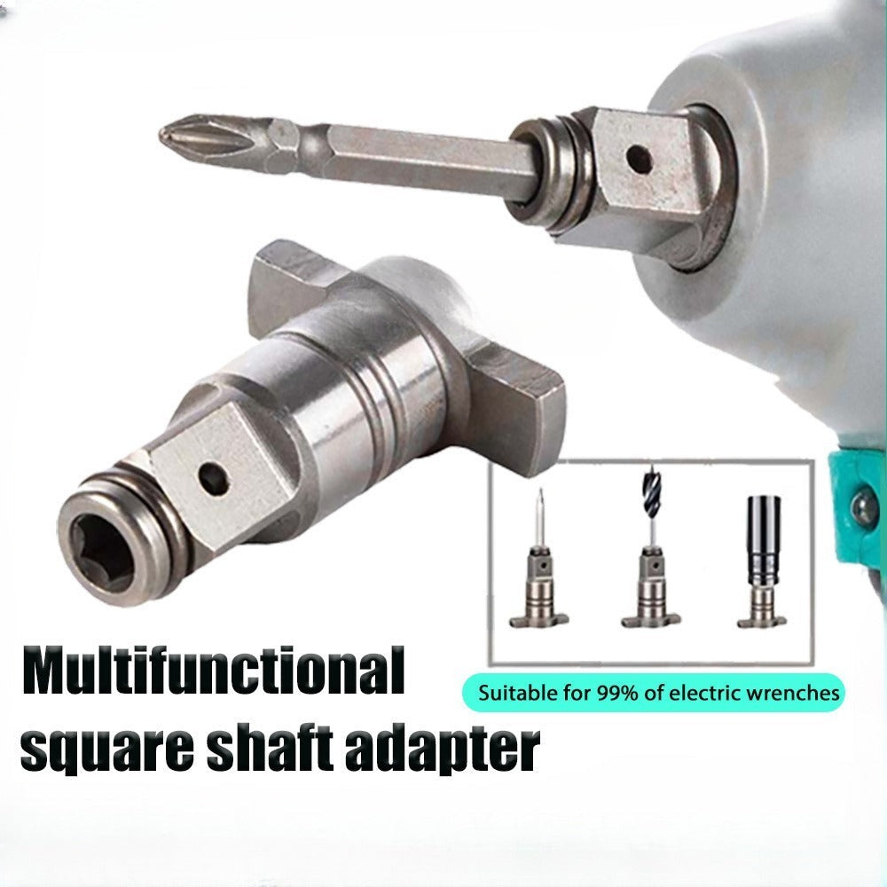 Impact Wrench Shaft Refit Bit Head Dual Use Cordless Part Power Tool W ...
