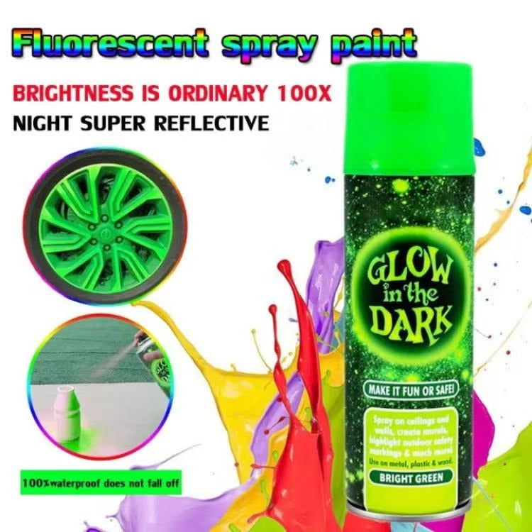 100x Super reflective car fluorescent green spray paint 100% waterproo ...
