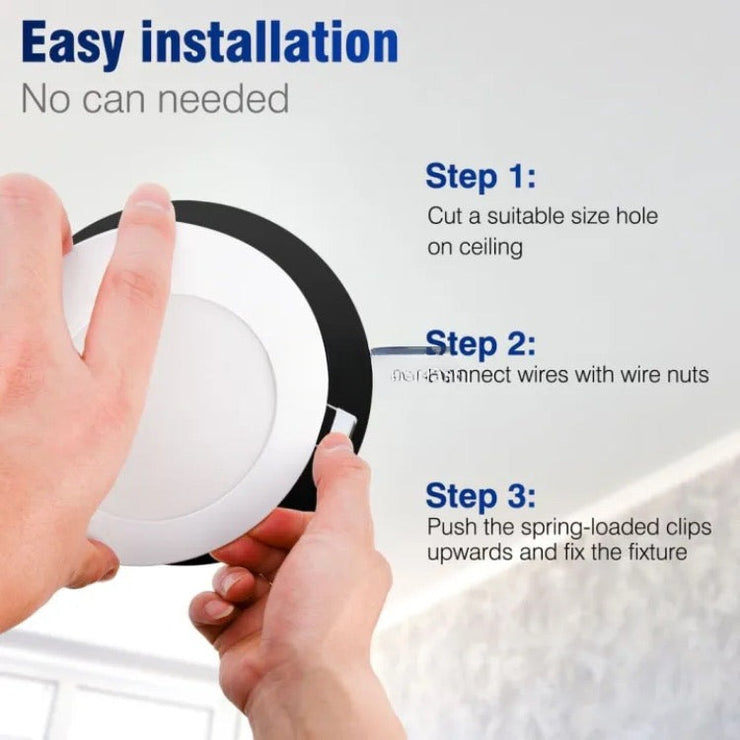 Ultra-Thin Led Ceiling Light 6500k Ceiling Downlight Ceiling Pin Light ...