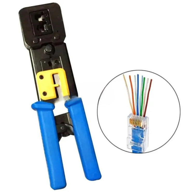 Easy RJ45 Crimper, Crimping tool for Passthrough/ Passthru RJ45 Connec ...