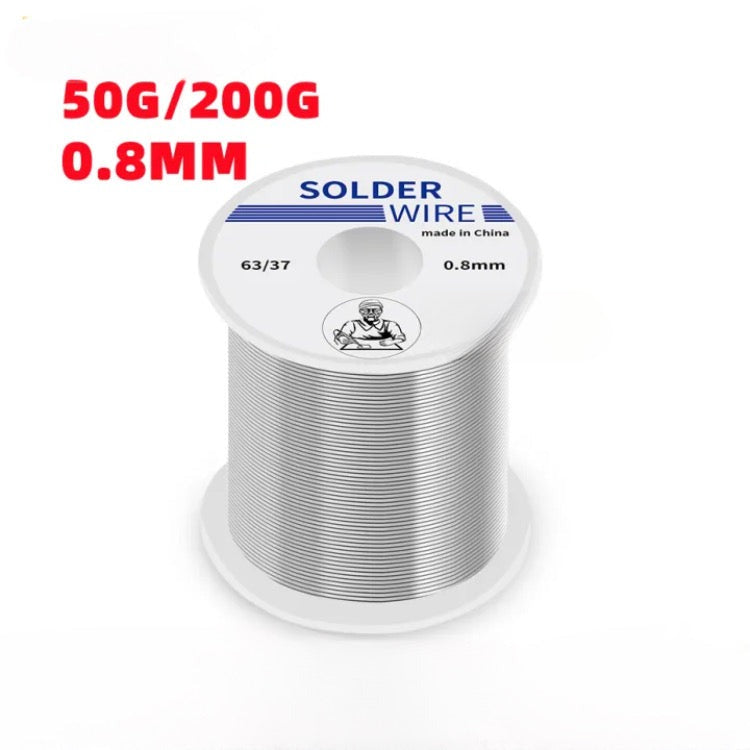 50/200g Tin solder wire Rosin Core Solder Wire 63/37 Flux Reel Welding ...