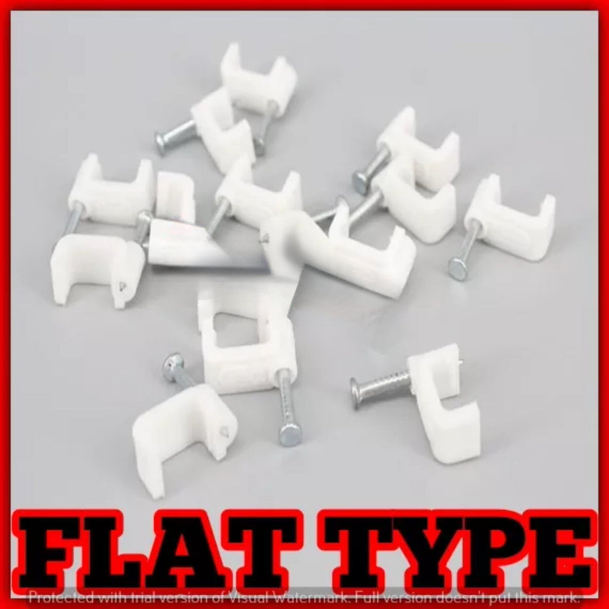 100PCS Round Type Cable Clips PVC – Arrow Hardware