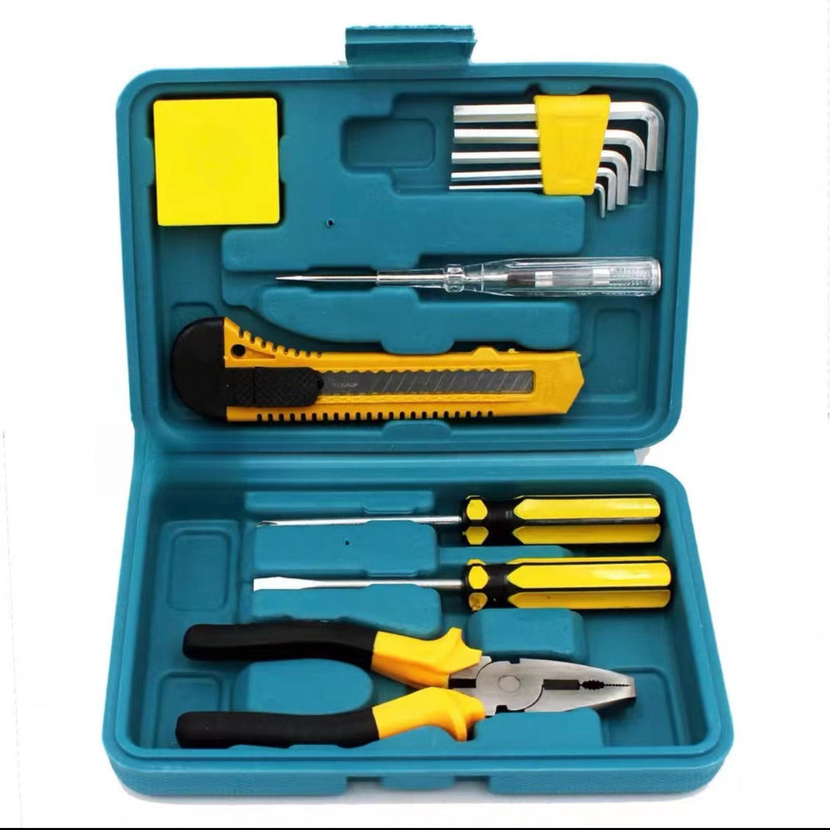 12pcs Car Repair Kit Car Emergency Tool Box Combination Set Supplies S ...