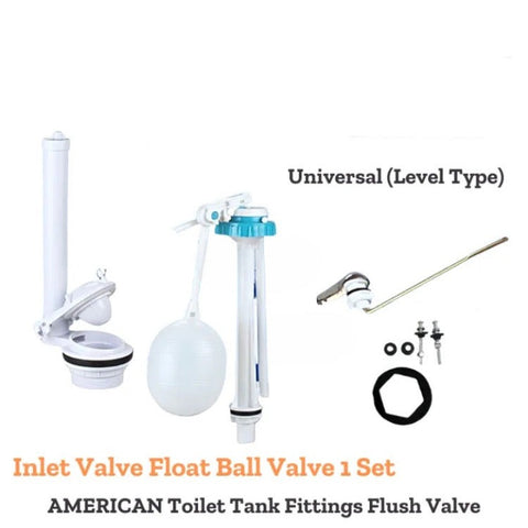 1 Set Toilet Flush Valve Tank Fittings Inlet Valve Float Bal – Arrow ...