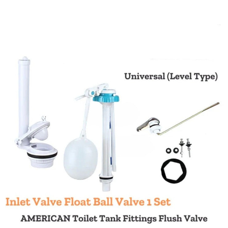 1 Set Toilet Flush Valve Tank Fittings Inlet Valve Float Bal – Arrow ...