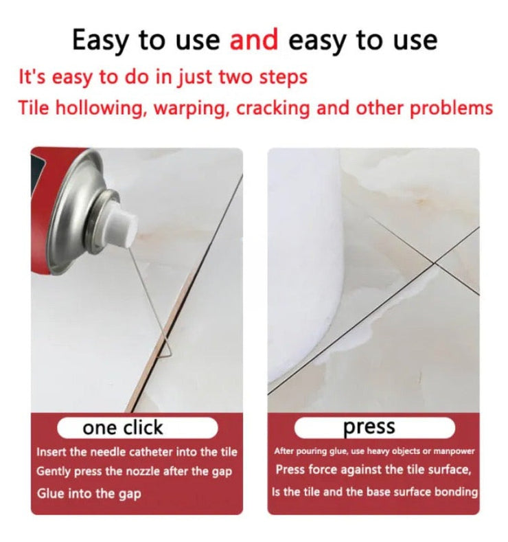 Original Tile Adhesive Glue 650ml Floor Tile Adhesive Repair Glue Grou ...