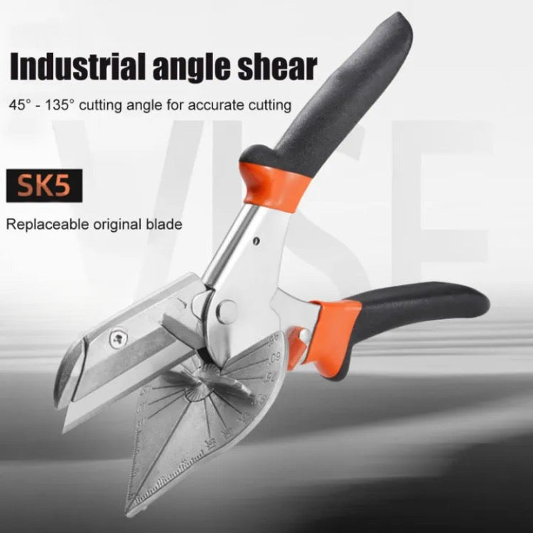 Miter Shears Adjustable 45-135° Sharp Trunking Shears Wood Plastic Mul ...