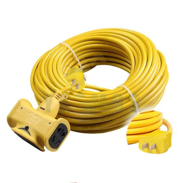 5M-40M Extension Cord Socket With Cable Extra-long Plug-in Strip For E ...