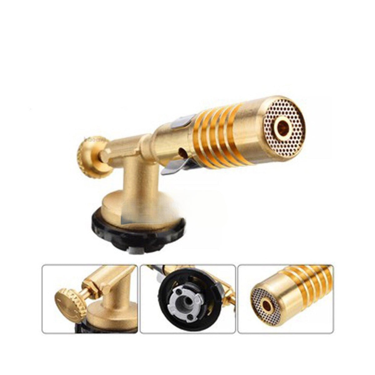 All Bronze Welding Nozzle Blow butane Torch gun Propane Gas Plumbing T ...