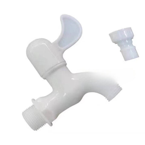 Plastic PVC Faucet Gripo With Connector Multipurpose 1/2, 3/4, – Arrow ...