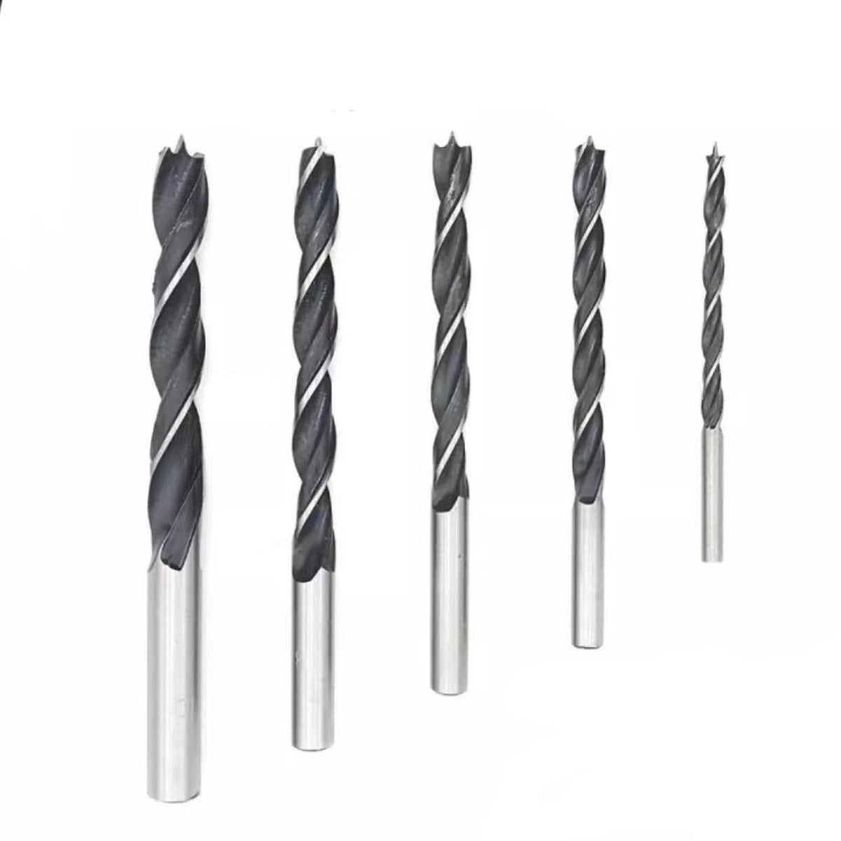 5pcs Wood Brad Point Shank Twist Drill Bit Set 4-10 mm – Arrow Hardware