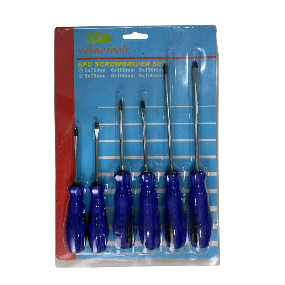 Screwdriver Set Steel Flat Screw driver Philip Screw Tools 6pcs – Arrow Hardware