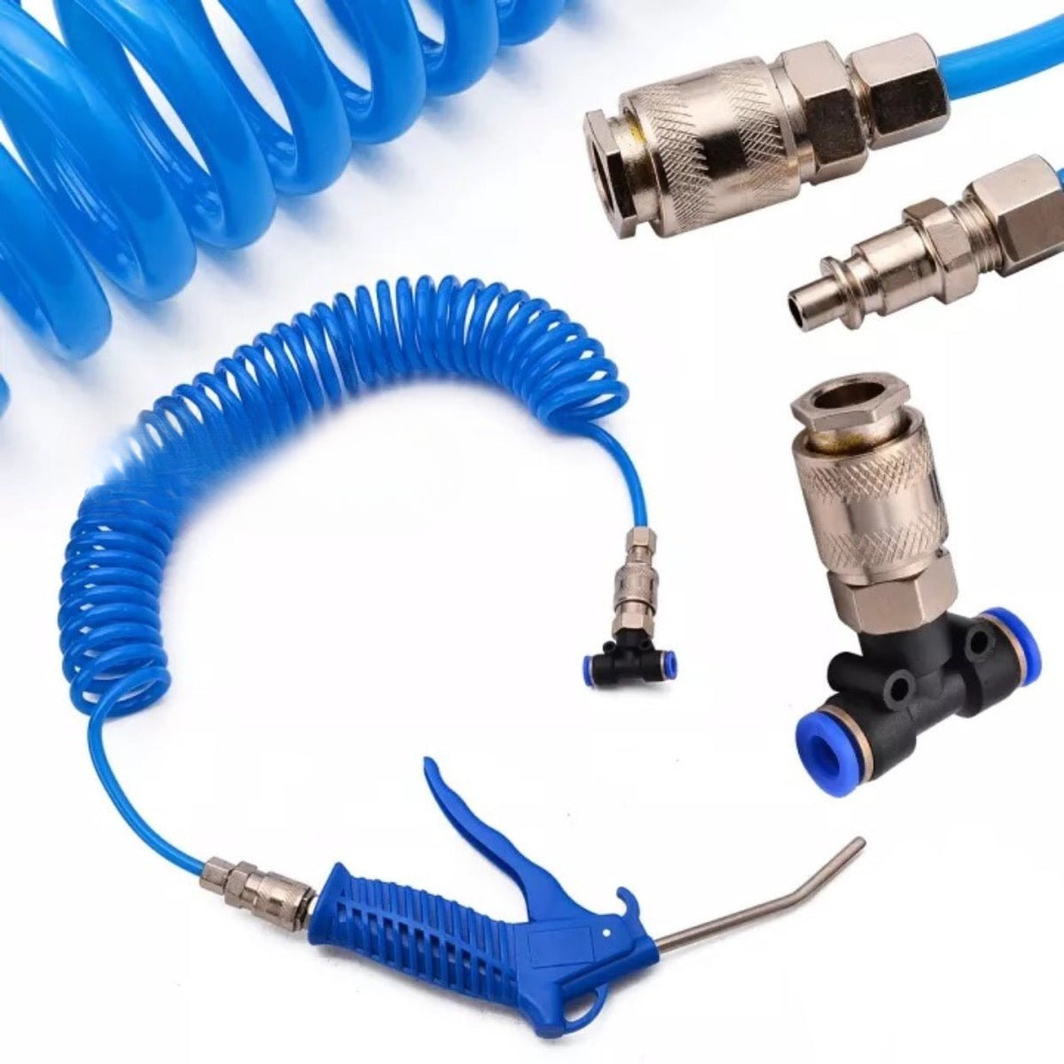 New Dust Blows Hose Tool Set Air Duster 5m Recoil Hose Multi Truck Dus ...