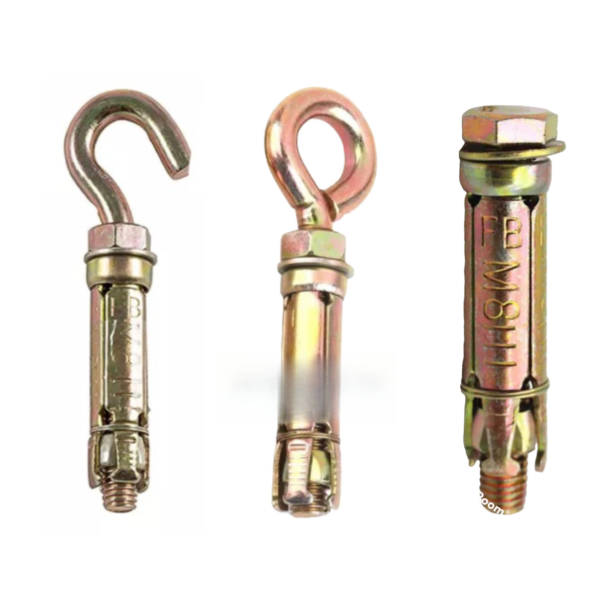 Concrete Expansion Shield Anchor With Eye Bolt Hook For Heavy Duty Fix ...