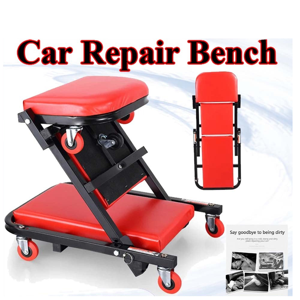 Foldable Z-Shaped Mechanic Creeper – Multifunctional Reclining Repair ...
