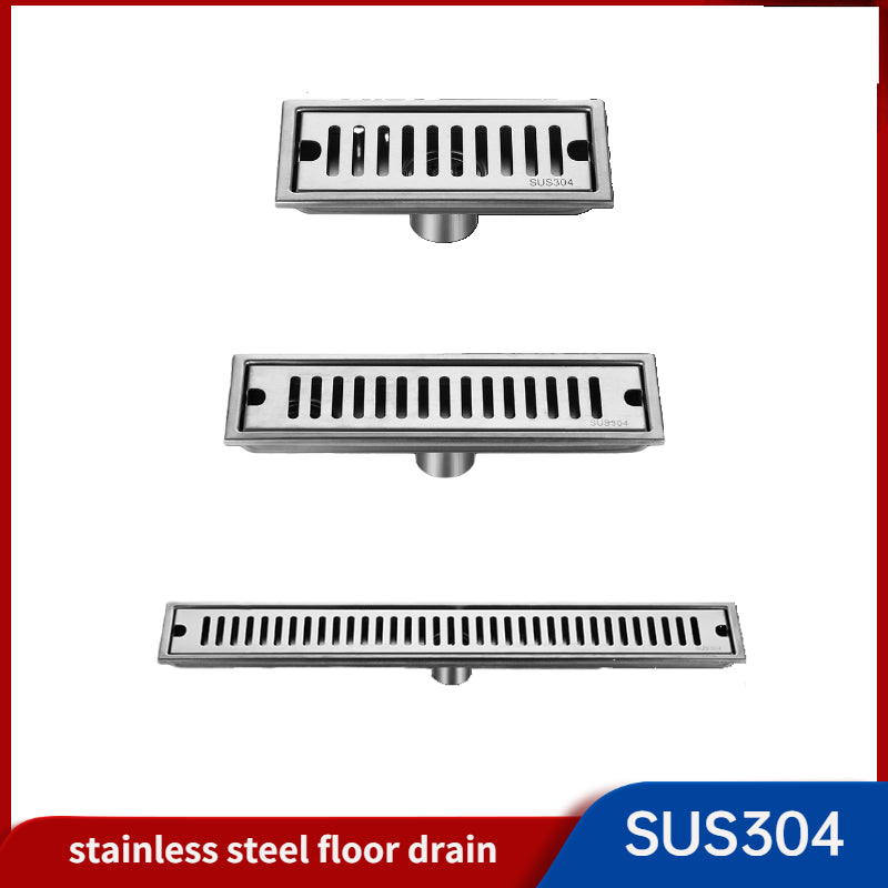 Stainless Steel Rectangular Floor Drain – Deodorizing Bathroom and Bal ...