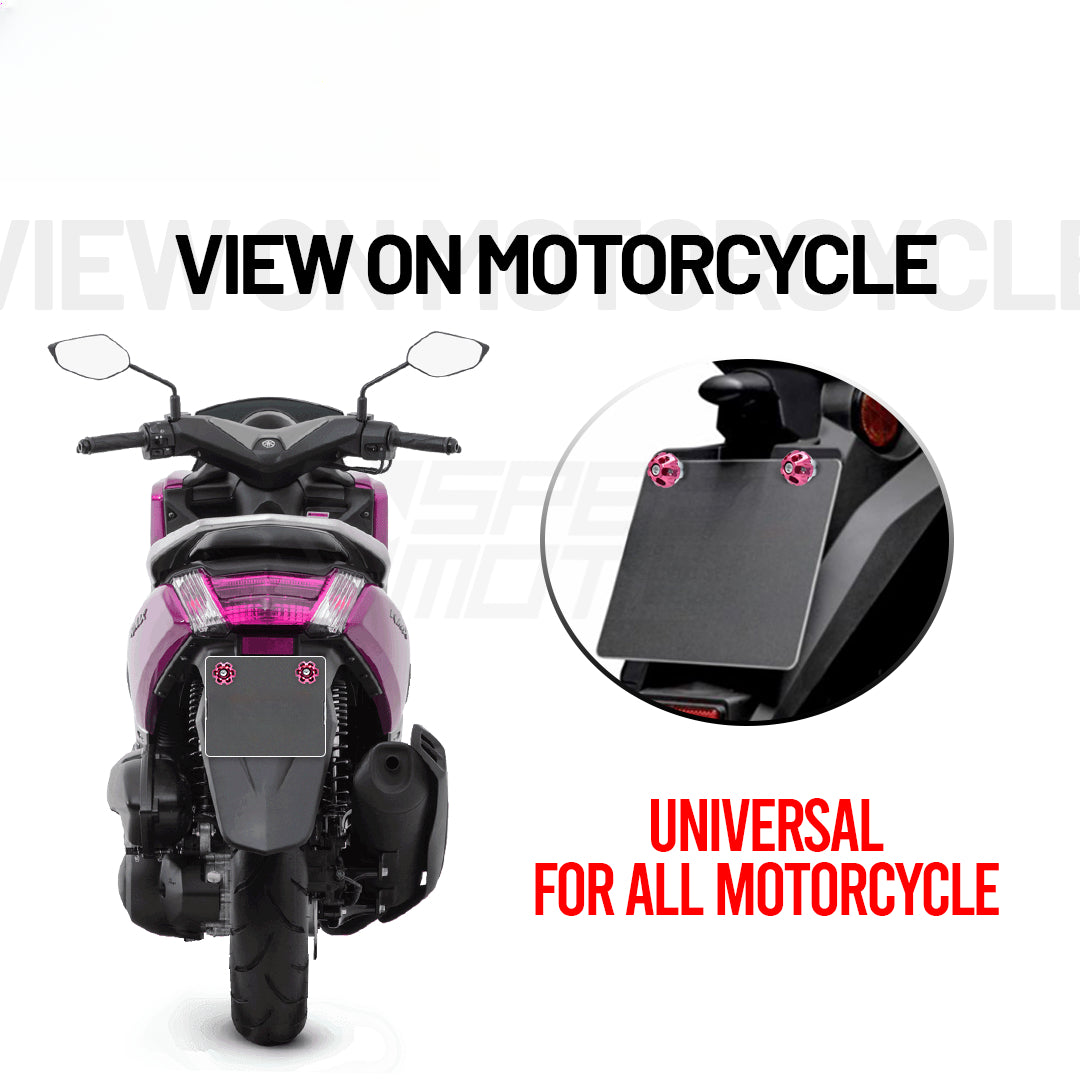 Alloy Bar End Plate Holder Bolts – Universal Motorcycle License Plate ...