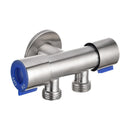 Stainless Steel Angle Valve 2 Way Dual Control Angle Valve 1/2" Multi ...