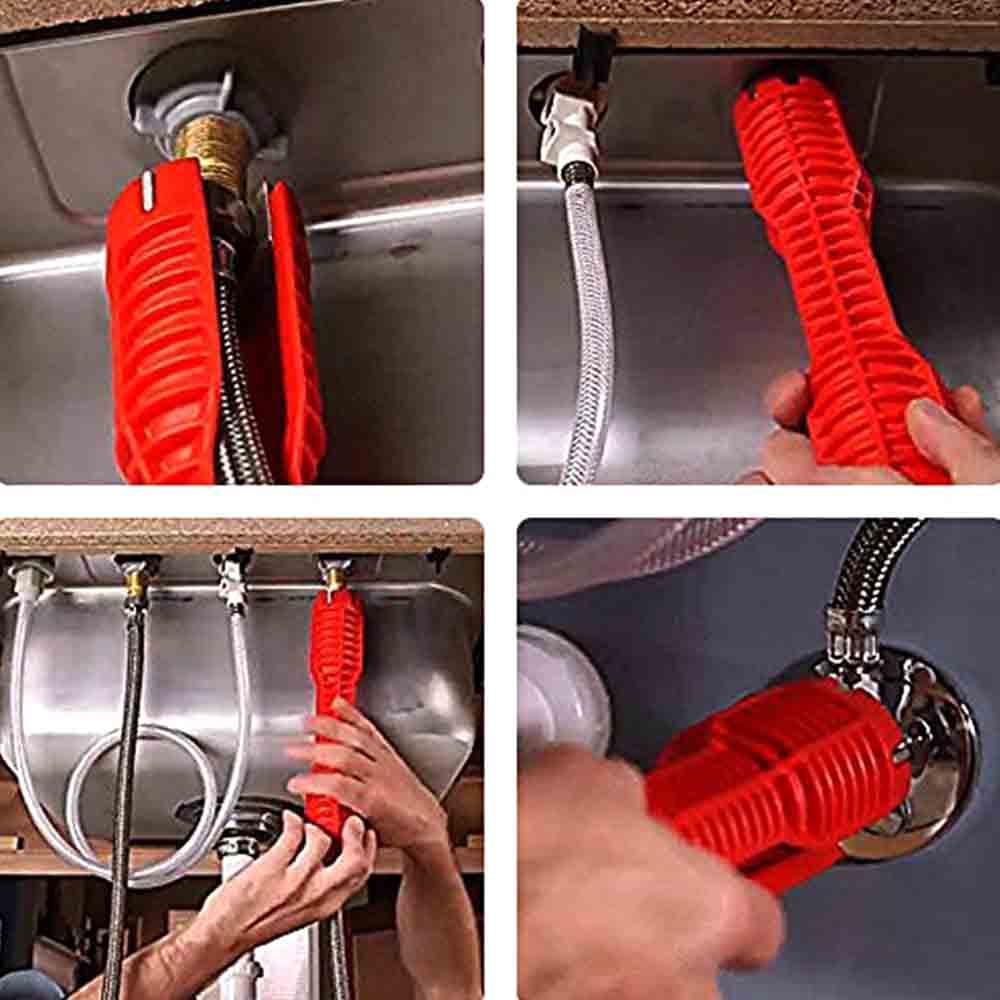8 In 1 Faucet and Sink Installer Tool Multi Purpose tool Rigid Basin W ...