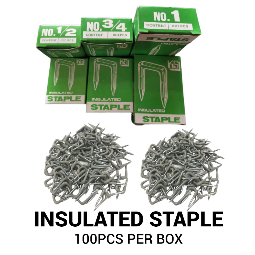 Staple Wire Insulated 1/2 , 3/4 , 1 (Per Box /100pcs) – Arrow Hardware