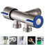 Stainless Steel Angle Valve 2 Way Dual Control Angle Valve 1/2" Multi ...