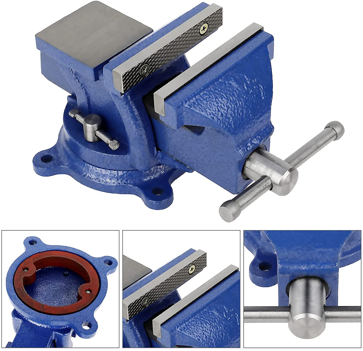 Heavy Duty Steel Swivel Bench Vise 4" (4 inch) – Arrow Hardware