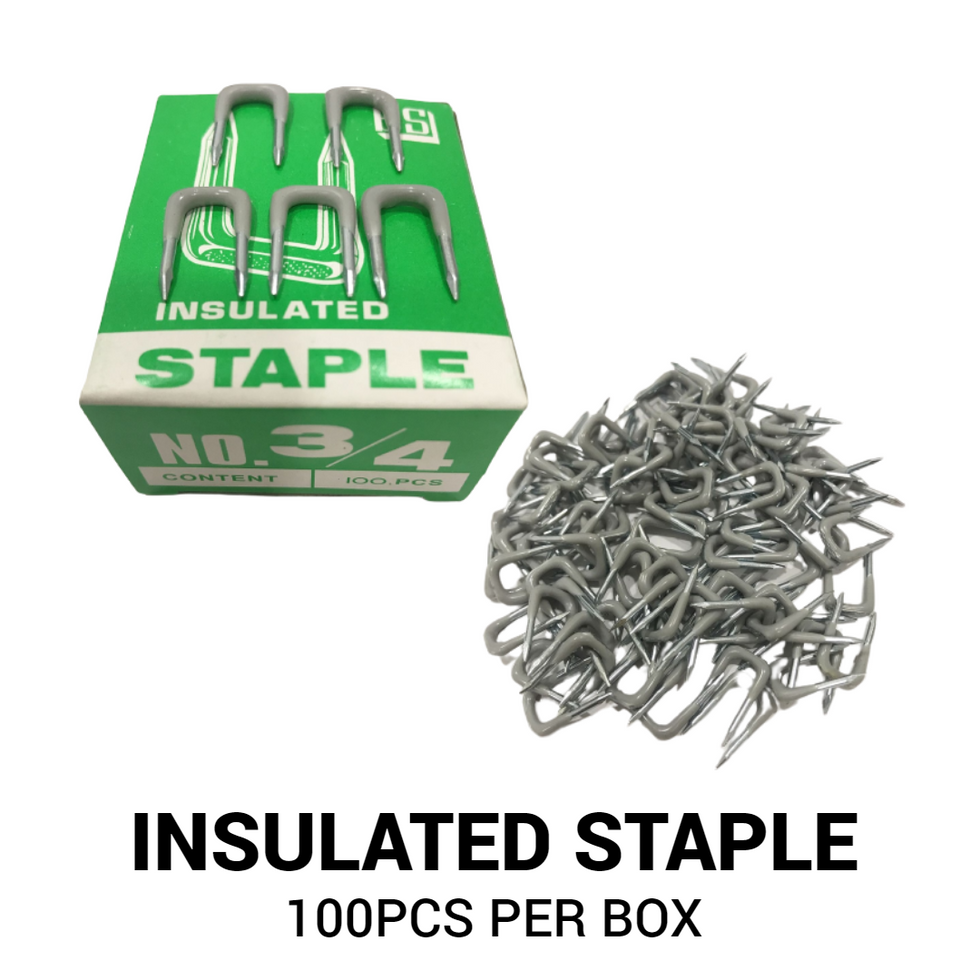 Staple Wire Insulated 1/2 , 3/4 , 1 (Per Box /100pcs) – Arrow Hardware