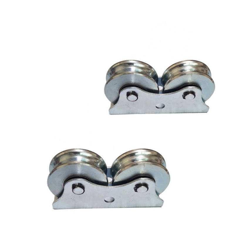 2 in 1 V Groove Sliding Gate Track Roller Sliding Gate Double Roller G ...