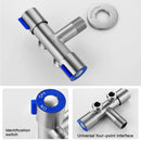 Stainless Steel Angle Valve 2 Way Dual Control Angle Valve 1/2" Multi ...