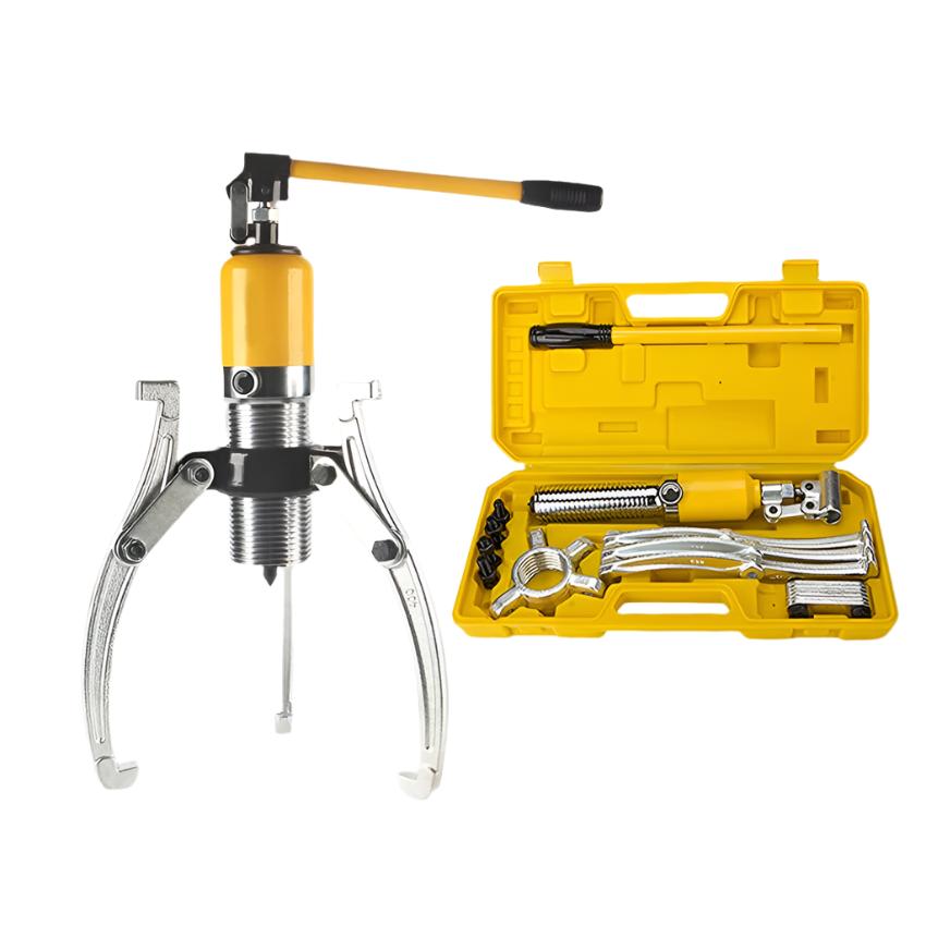 Useful Hand Tool Set 10T Hydraulic Gear Puller Pumps Oil Tube 3 Jaws D ...