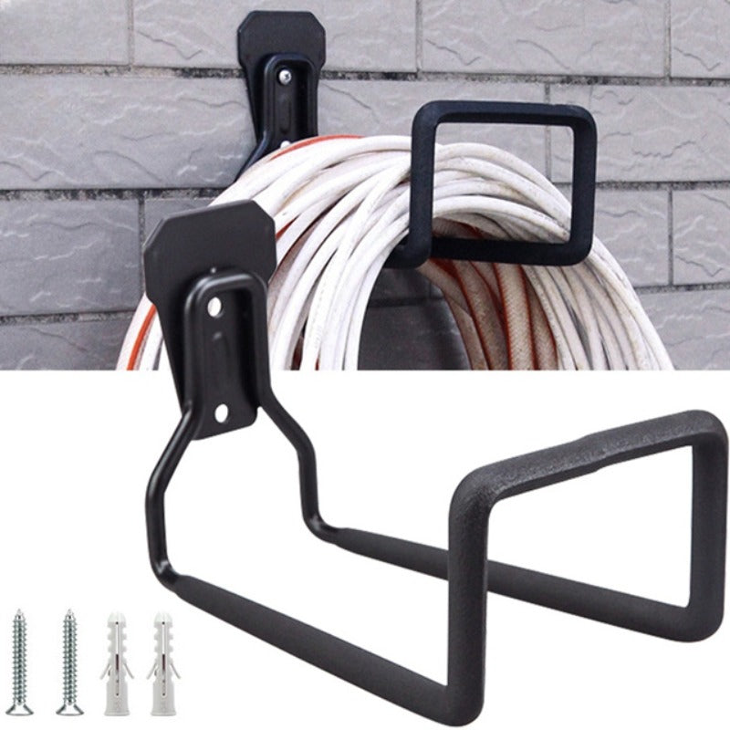 Wall-Mounted Metal Hose Hanger for Outdoor Water Hoses – Arrow Hardware