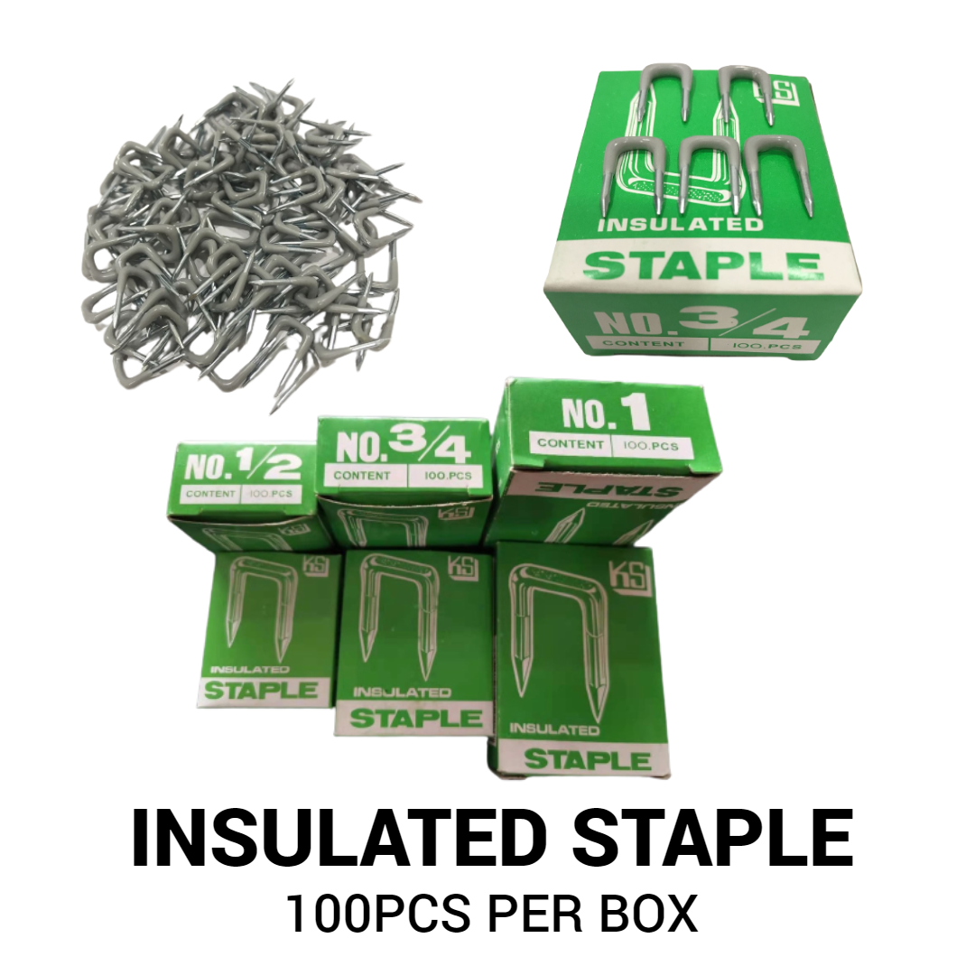 Staple Wire Insulated 1/2 , 3/4 , 1 (Per Box /100pcs) – Arrow Hardware