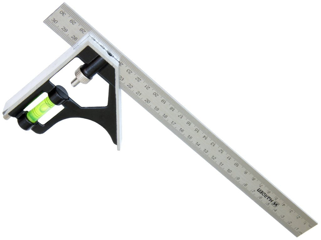 Stainless Steel Combination Square Ruler Level Gauge Angle Metric Rule ...