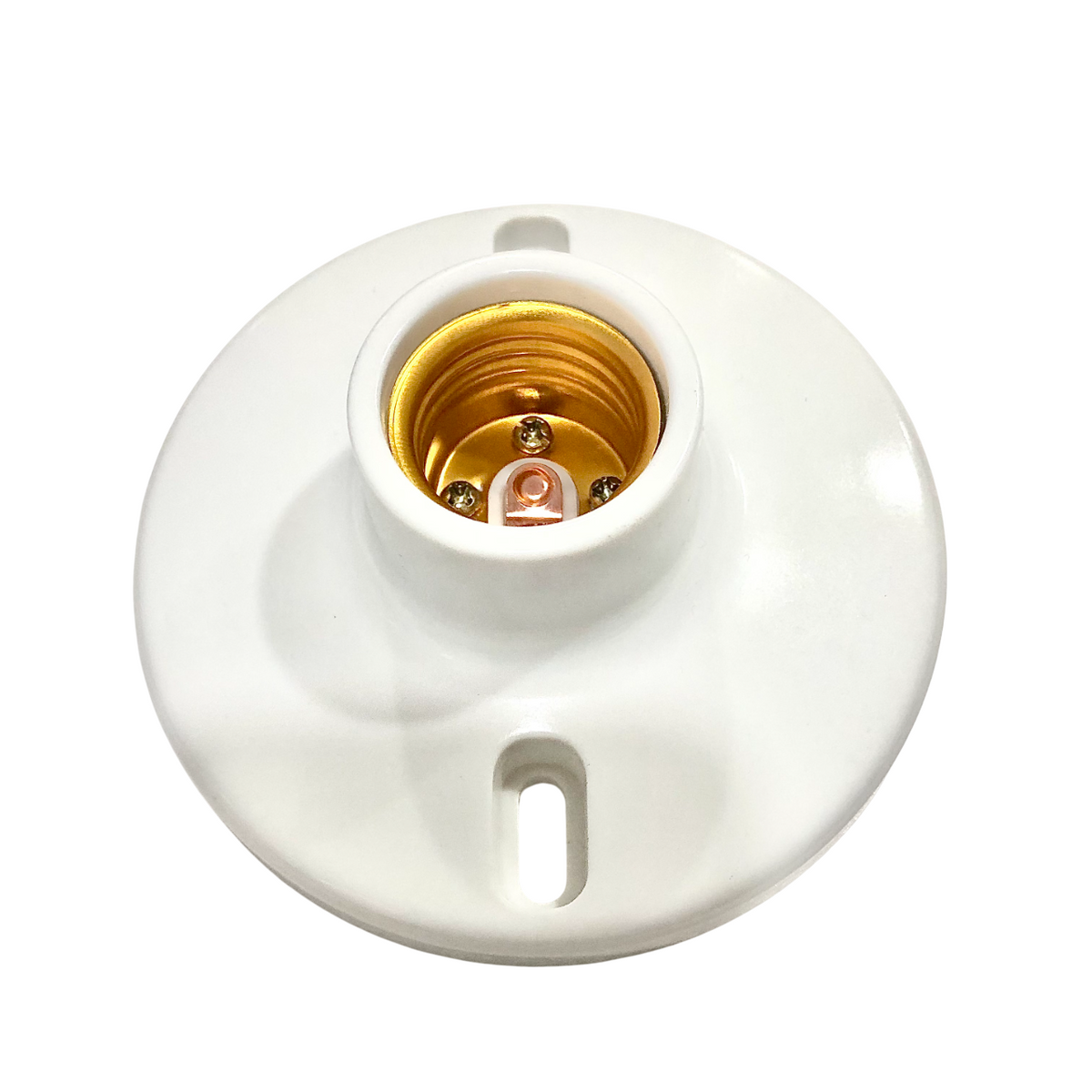 E27 Ceiling Light Bulb Socket Receptacle – Standard Mounting Base (2-3 ...