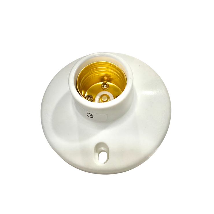 E27 Ceiling Light Bulb Socket Receptacle – Standard Mounting Base (2-3 ...