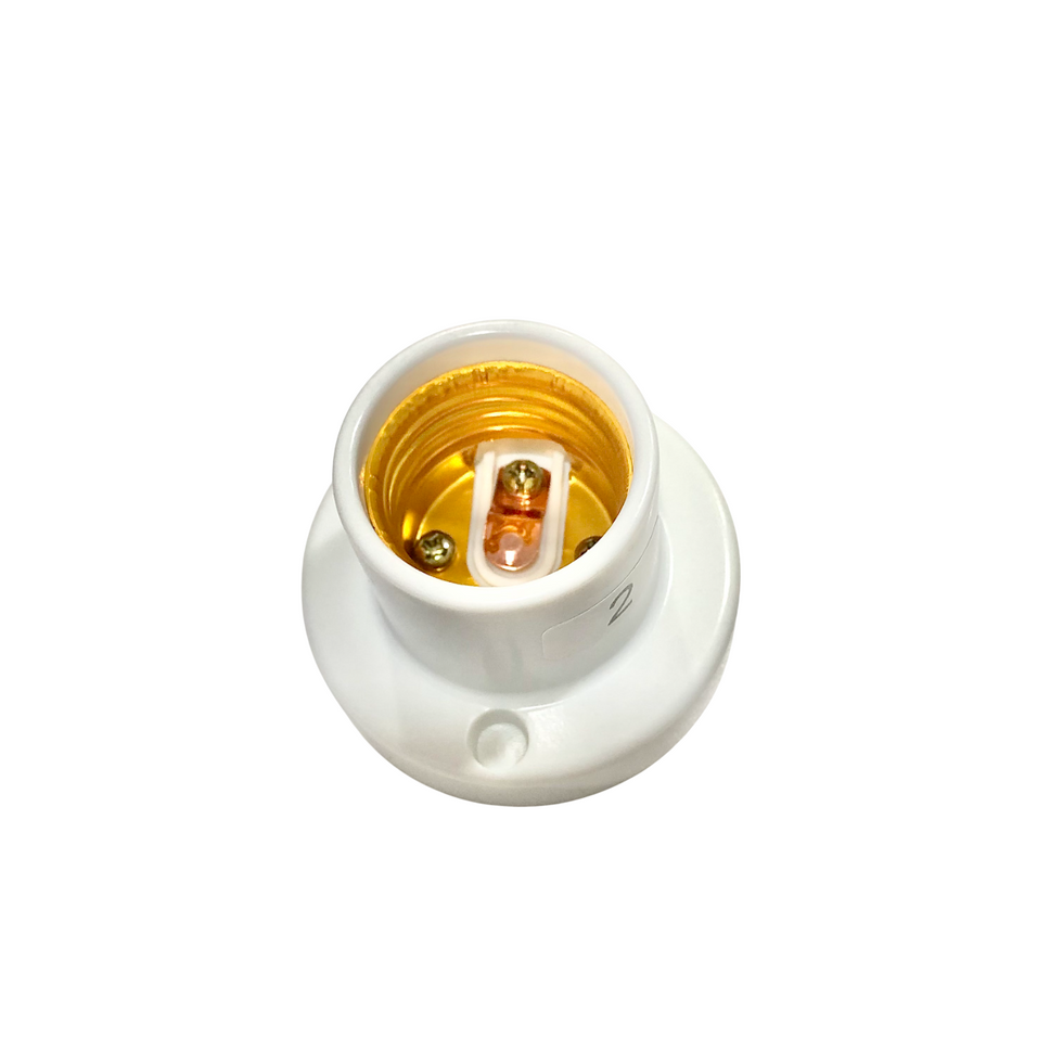 E27 Ceiling Light Bulb Socket Receptacle – Standard Mounting Base (2-3 ...