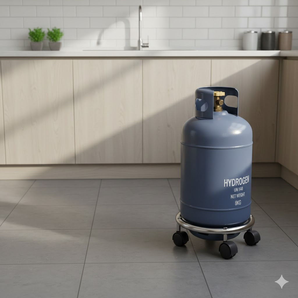 Heavy Duty Gas Cylinder Roller Stand with Wheels for LPG and Propane T ...