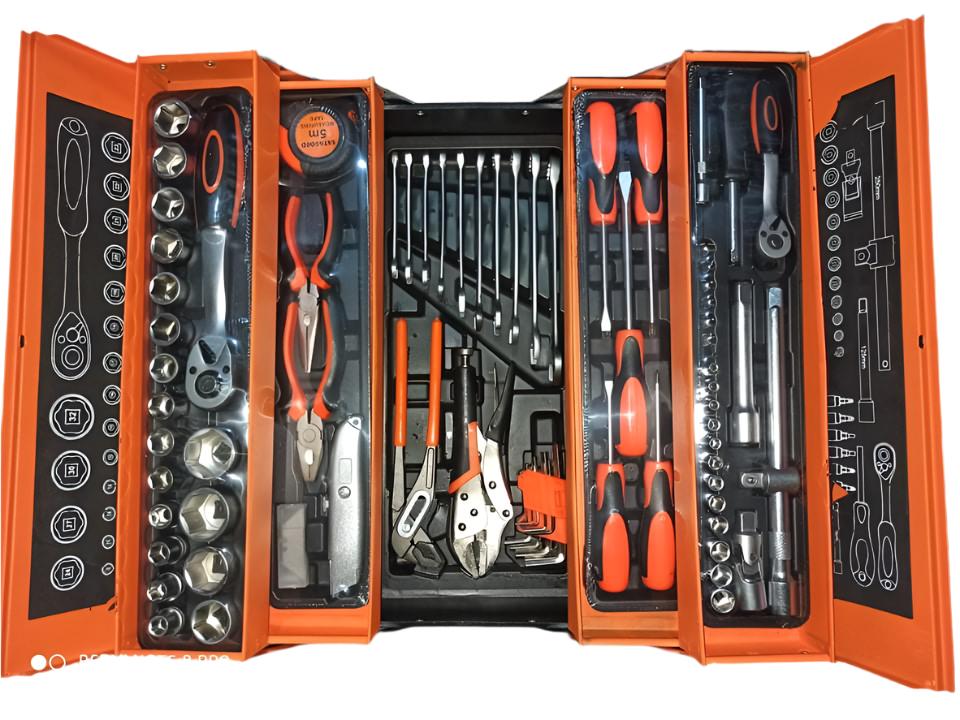 Arrow 85PCS Tools Set With Metal Box – Arrow Hardware