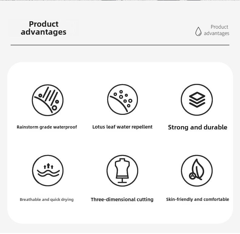 Waterproof Motorcycle Raincoat for Men – Heavy-Duty Adult Riding Rainw ...