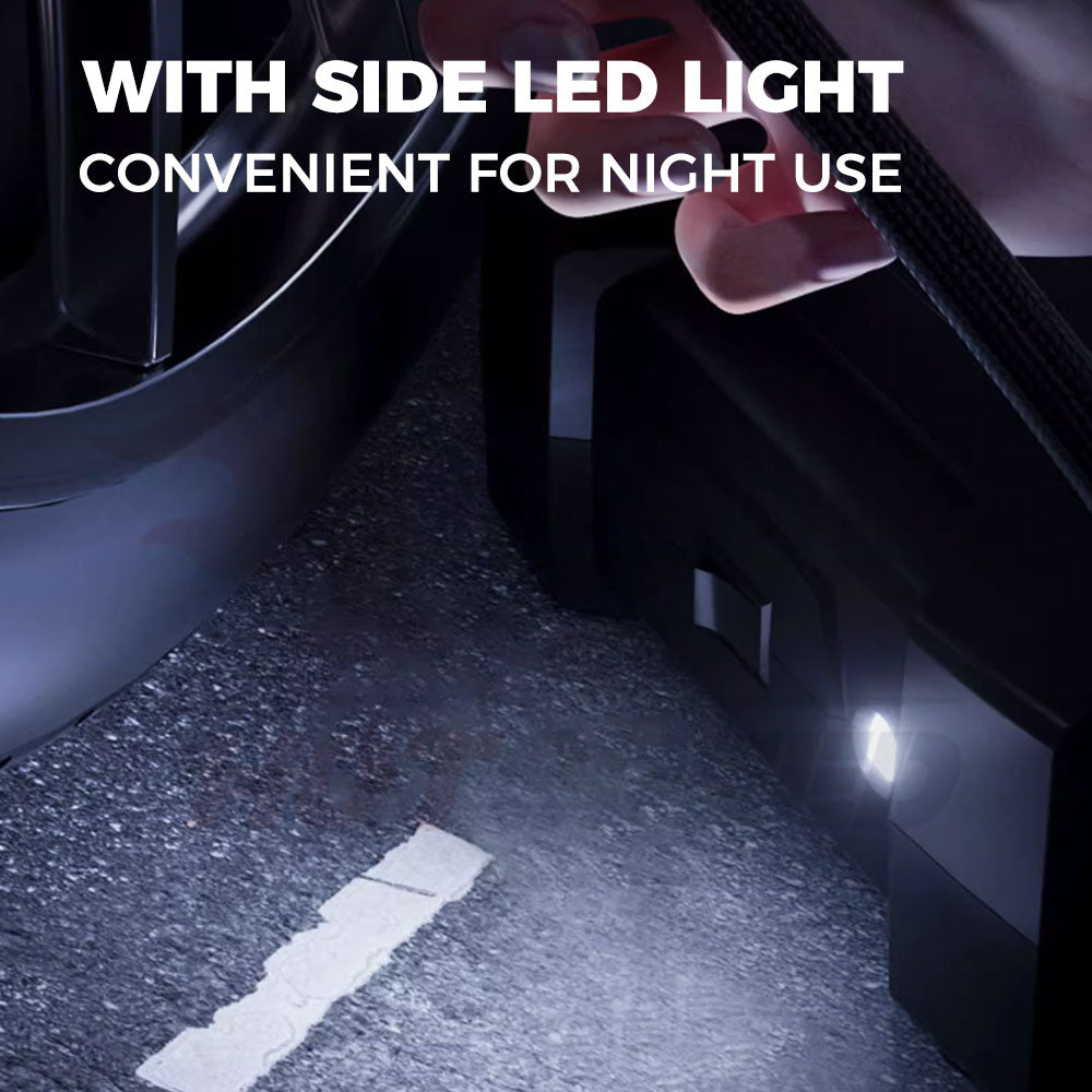 Portable 12V Car Tire Inflator with Heavy-Duty Mini Air Compressor for ...